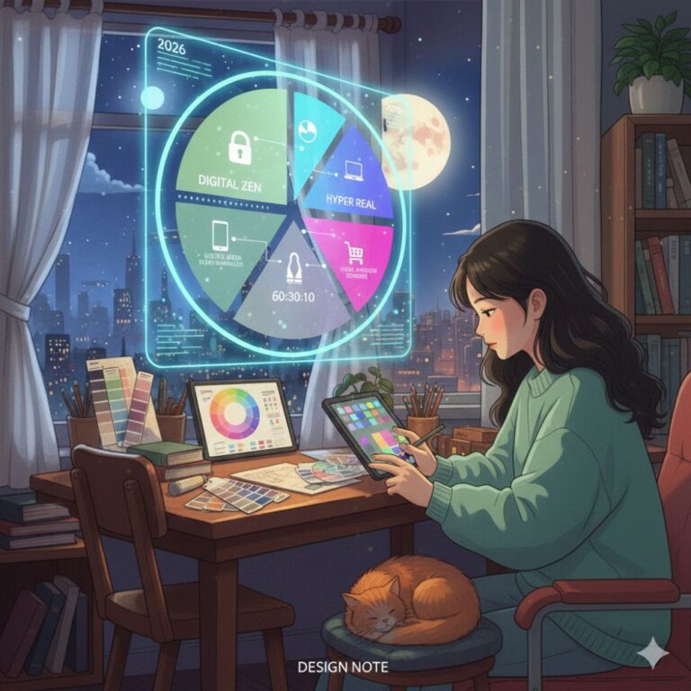 2026 글로벌 디자인 컬러 트렌드: 매출을 부르는 색상 전략 (2026 Global Design Color Trends ...